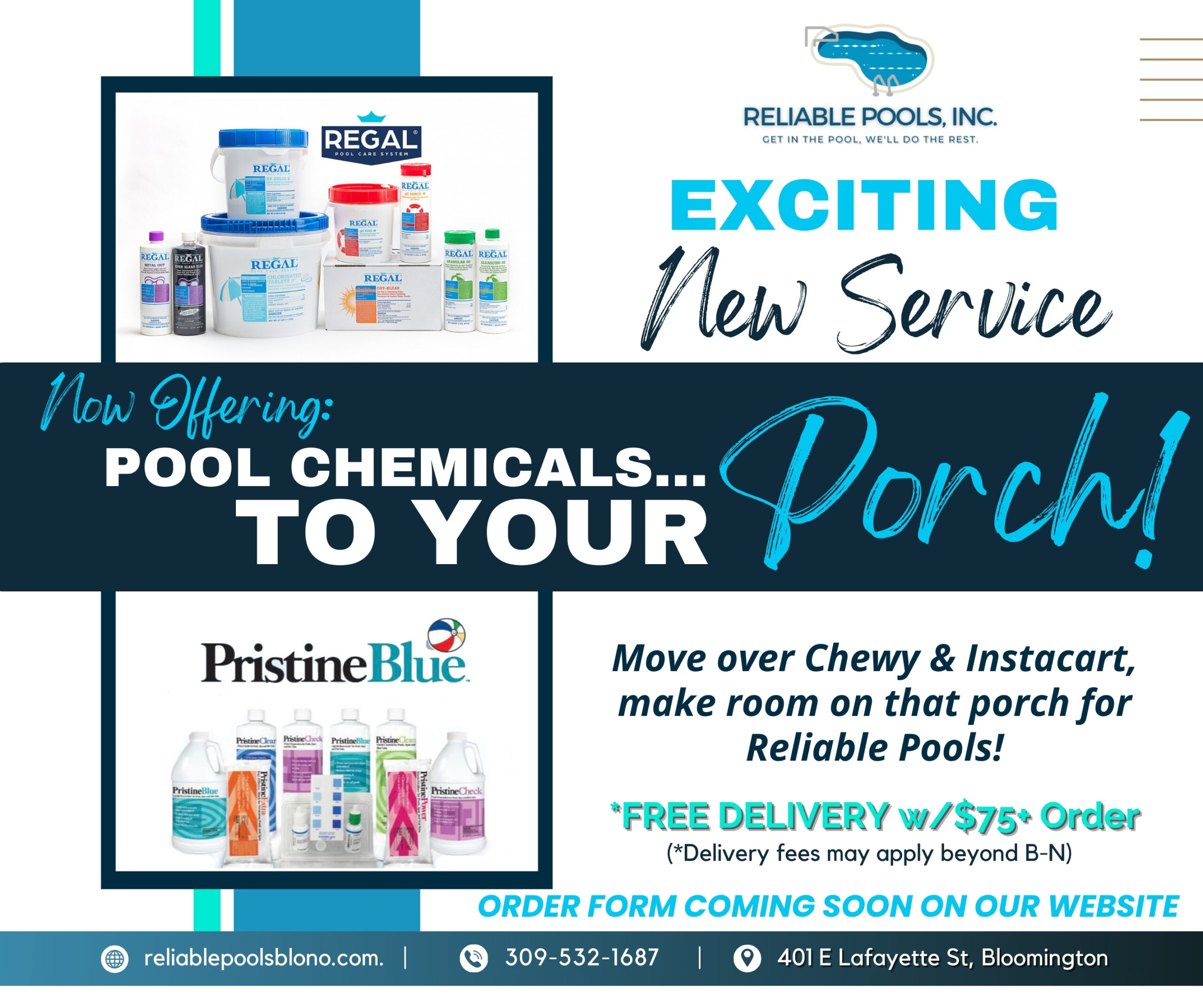 #1 Pool Company in Bloomington-Normal,IL | Reliable Pools, Inc